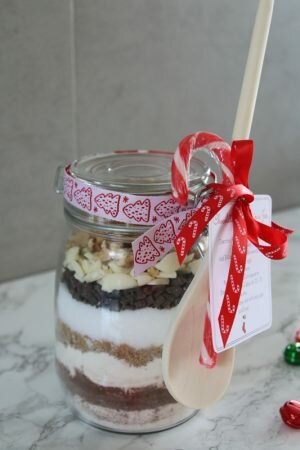 Chocolate Brownie in a Jar with FREE Printable - Always Made With Love